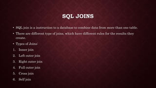 Relational Database Management System | PPTX