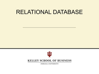Relational database management system | PPT