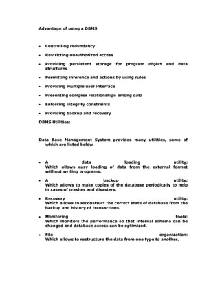 Relational data base management system (Unit 1) | PDF | Databases ...