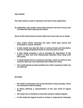 Relational data base management system (Unit 1) | PDF | Databases ...