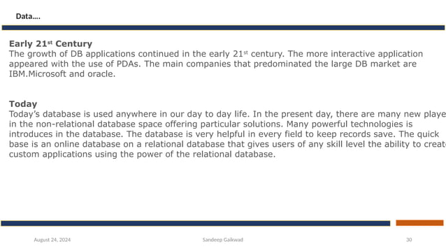 Relational Database Management System Pptx
