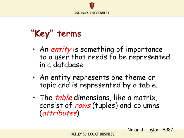 Relational database management system | PPT
