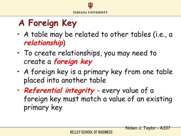 Relational database management system | PPT