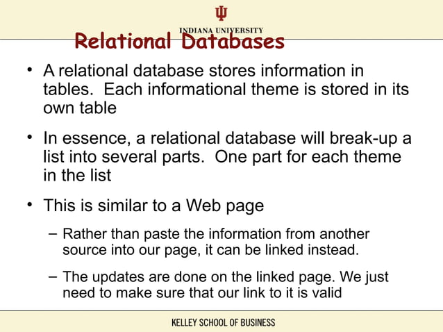 Relational database management system | PPT