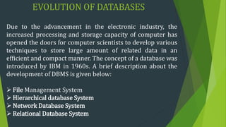 Relational database management systems | PPT