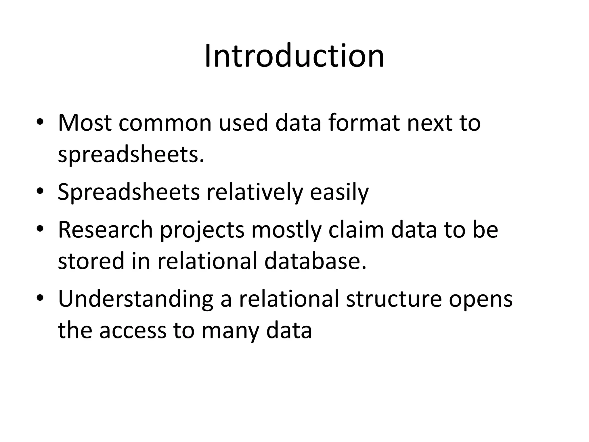 Relational databases | PPTX | Databases | Computer Software and Applications