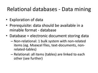 Relational databases | PPTX | Databases | Computer Software and Applications