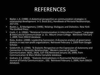 Relational dialectics | PPTX