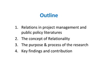 Relationality presentation @ HaCIRIC 2009 presentation | PPT