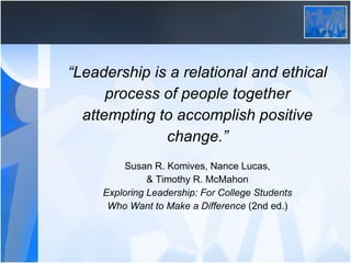 Relational Leadership | PPT