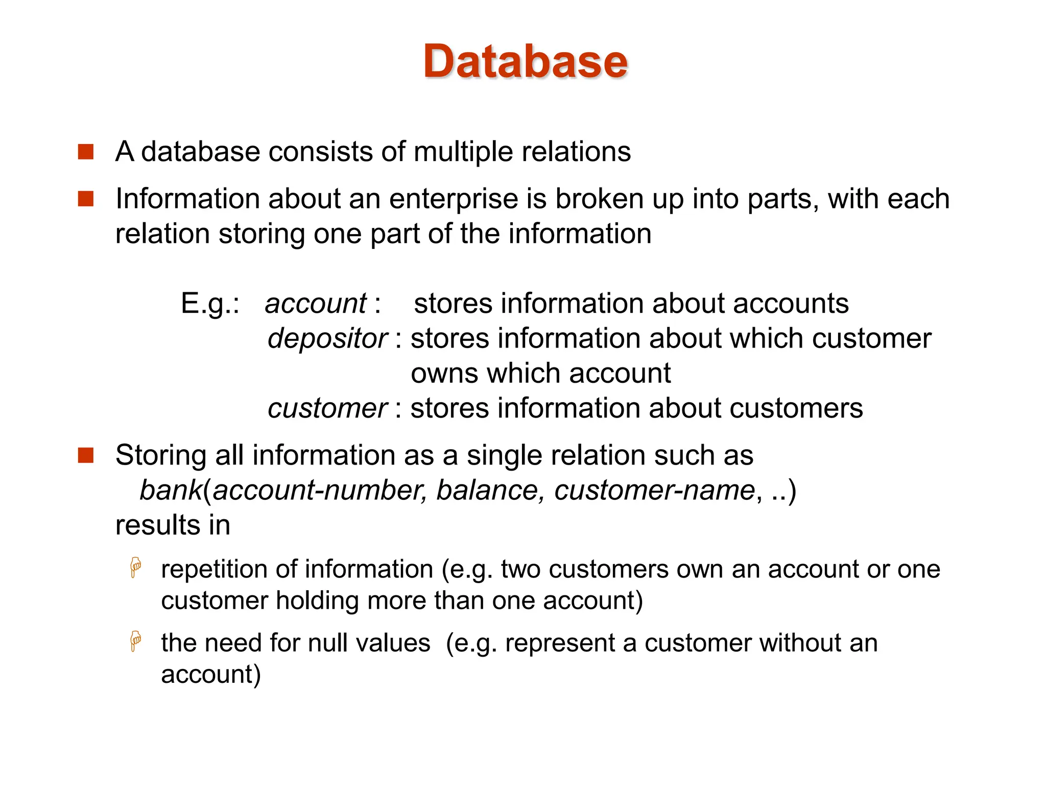 Relational Model In Database Managementpptppt