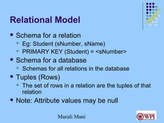 Relational model | PPT
