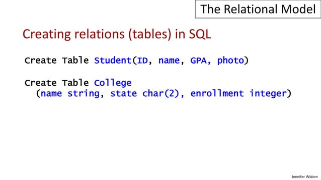 Relational model | PDF