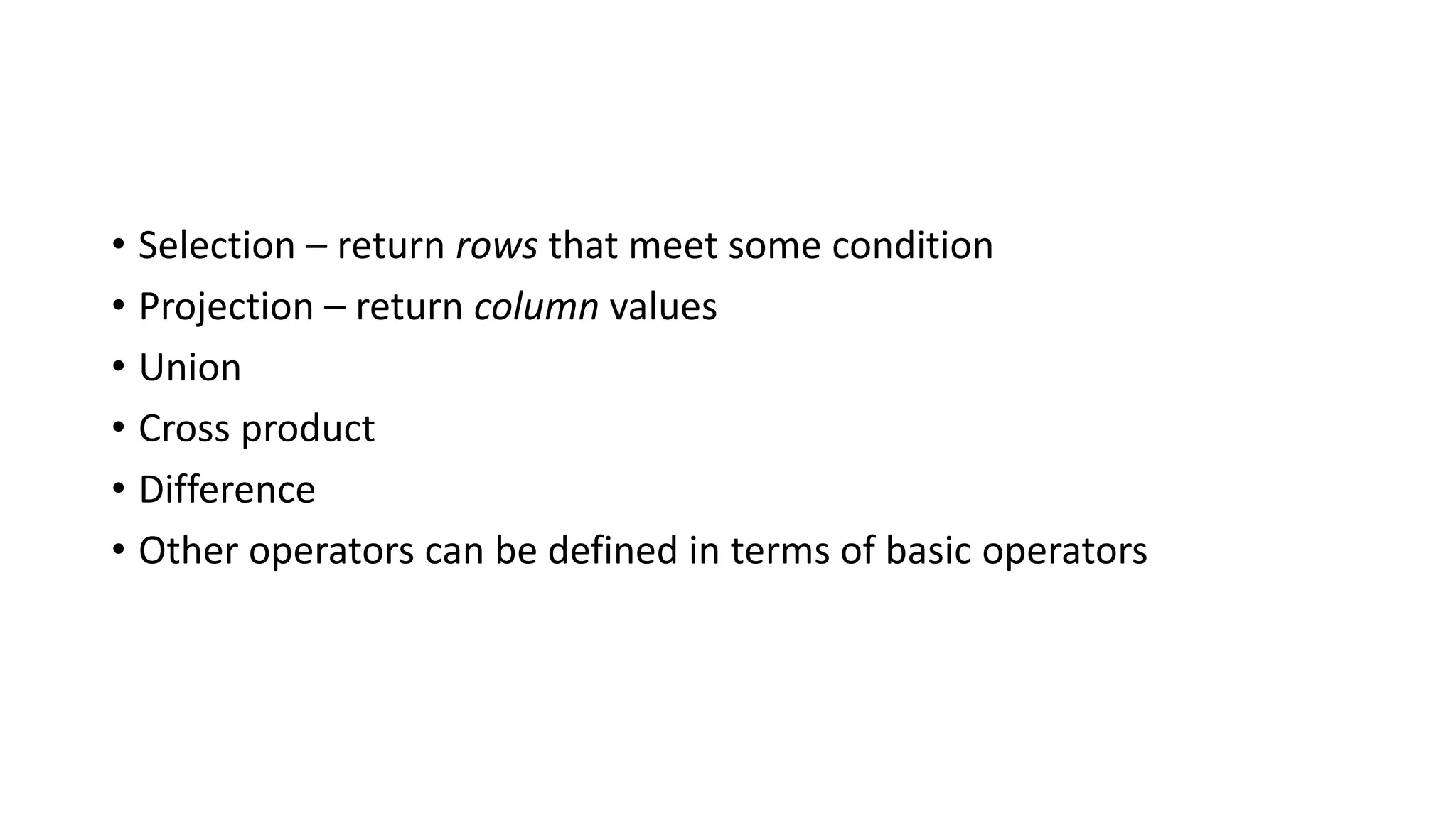 Relational Model Introduction Pptx
