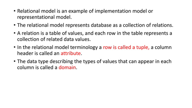 Relational model introduction .pptx