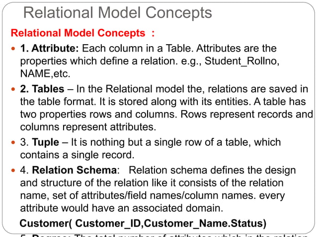 Relational Model and Relational Algebra.pptx | Databases | Computer Software and Applications