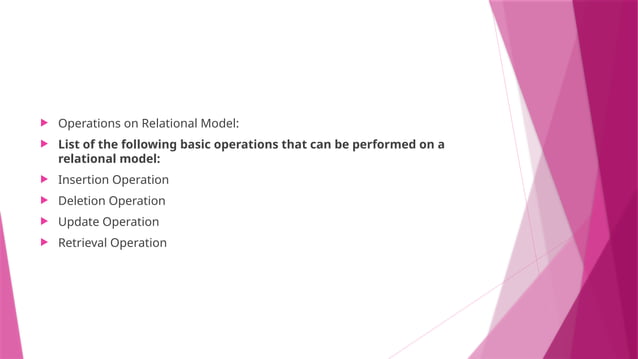 Relational Model In Dbms Detail Explanation Pptx Databases
