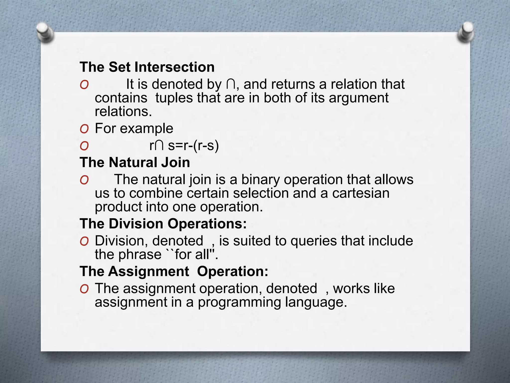 Relational model (unit II) | PPT