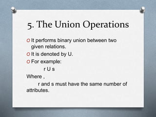Relational model (unit II) | PPT
