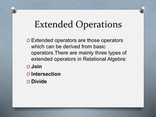 Relational model (unit II) | PPT