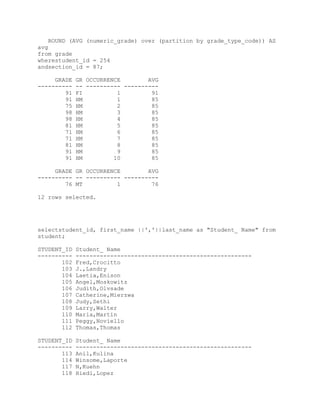 Relational DB Course | PDF