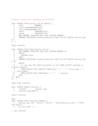 Relational DB Course | PDF