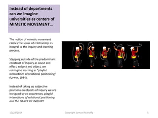 Relational presence in higher education by Dr. samuel mahaffy | PPTX