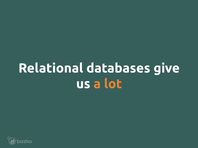 Relational Databases to Riak | PDF | Databases | Computer Software and Applications