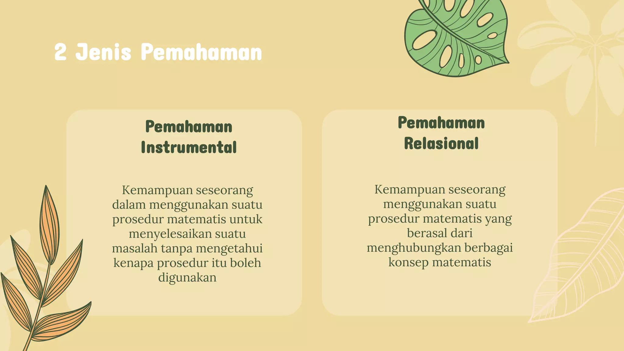 Relational Understanding And Instrumental Understanding Pptx