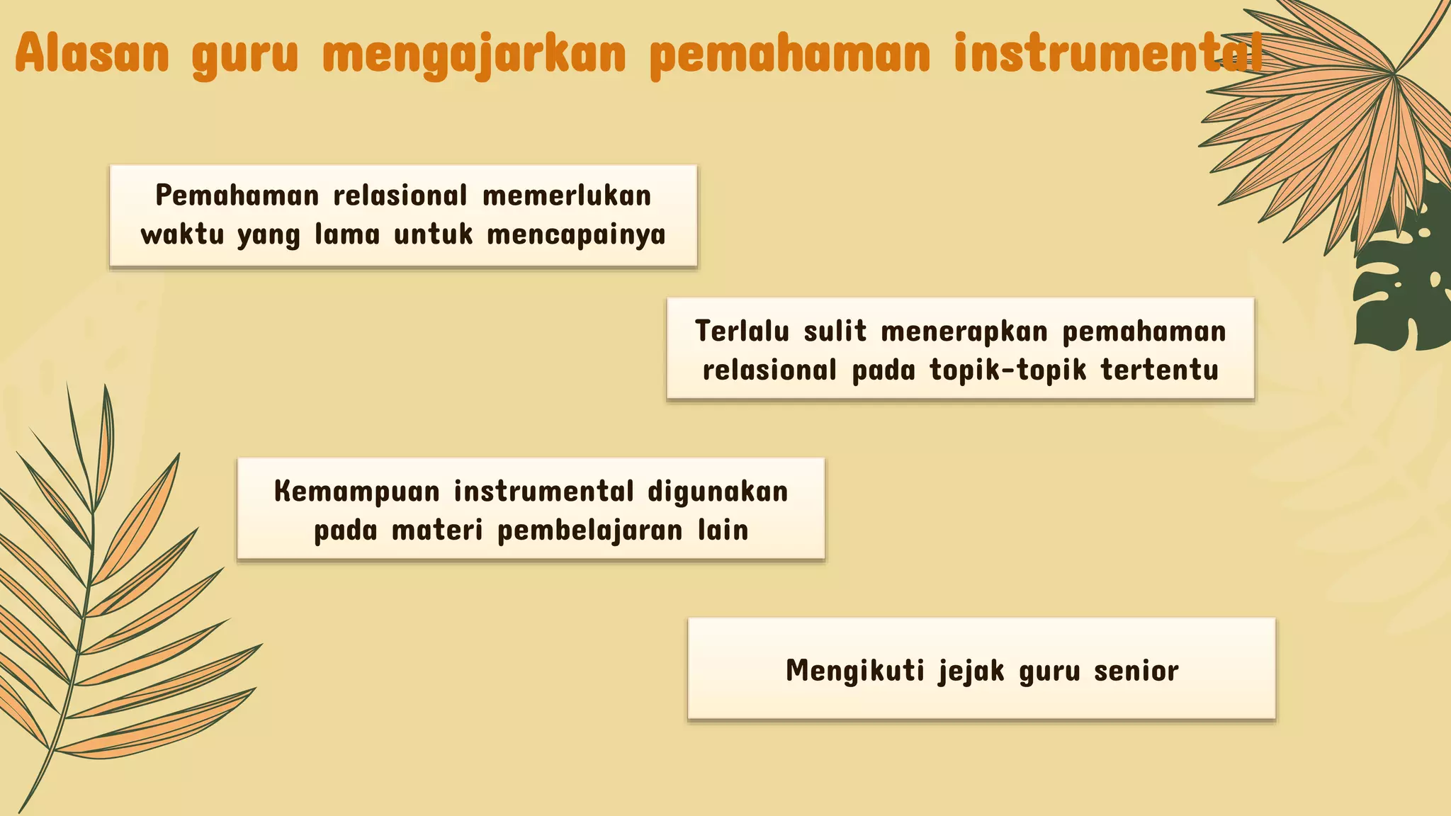 Relational Understanding And Instrumental Understanding Pptx