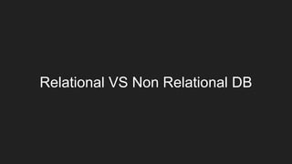 Relational vs Non Relational Databases | PDF