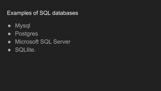 Relational vs Non Relational Databases | PDF