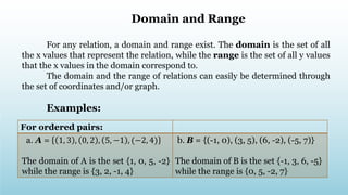 Relation and functions | PPTX