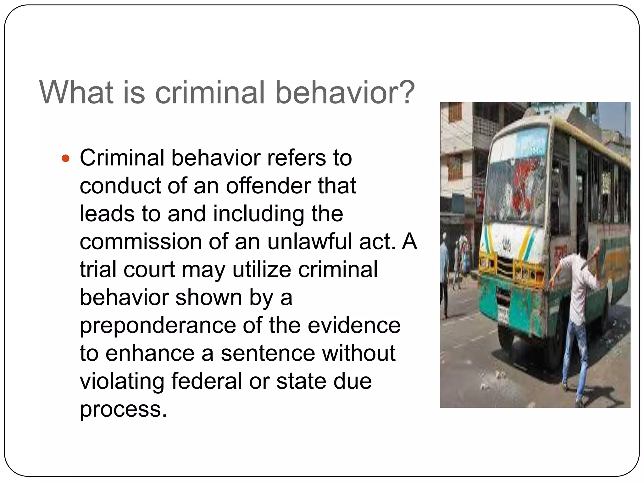 Relation between genetics & criminal behavior | PPTX