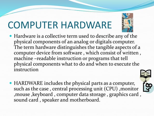 RELATION BETWEEN HARDWARE AND SOFTWARE by agamya upadhyay.pptx ...
