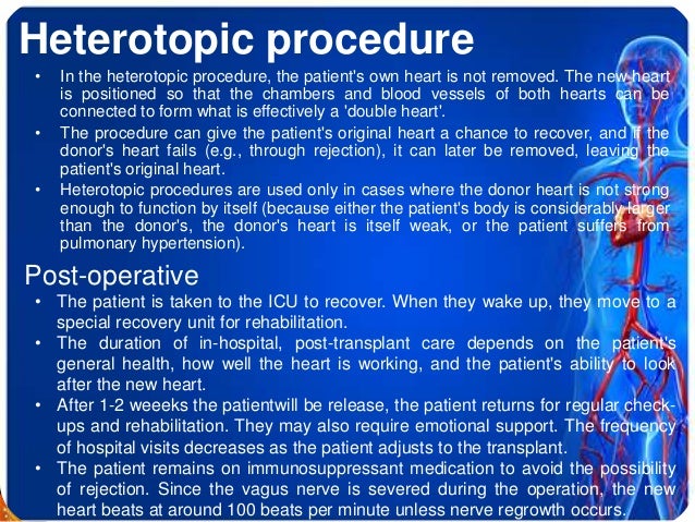 Relation between norman and heart transplantation