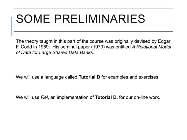 Relational Database & Database Management System | PPT