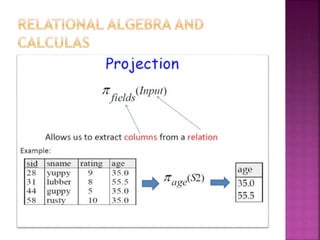 Relationl algebra and calculus | PPT