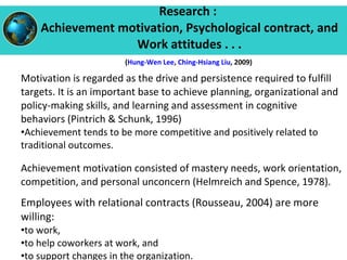 Achievement Motivation Training | PPT
