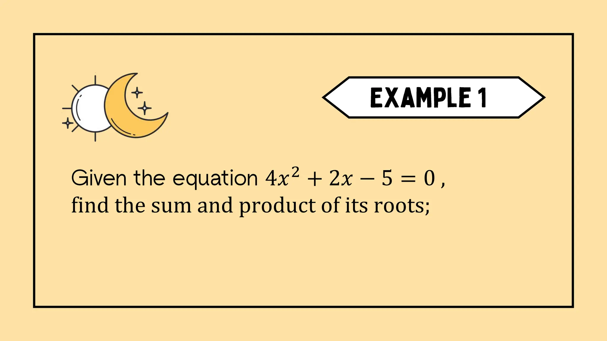 Relation Of Roots And Coefficient Of A Quadratic Equationpptx Physics Science