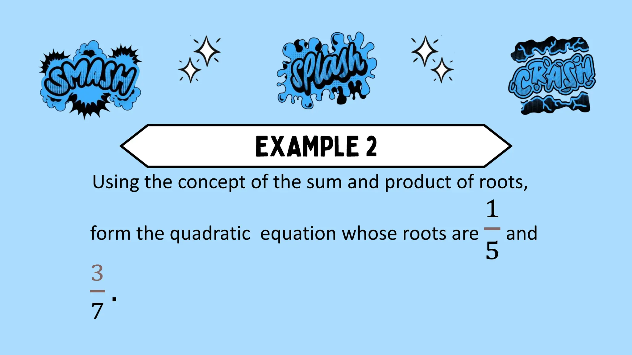 Relation Of Roots And Coefficient Of A Quadratic Equationpptx Physics Science