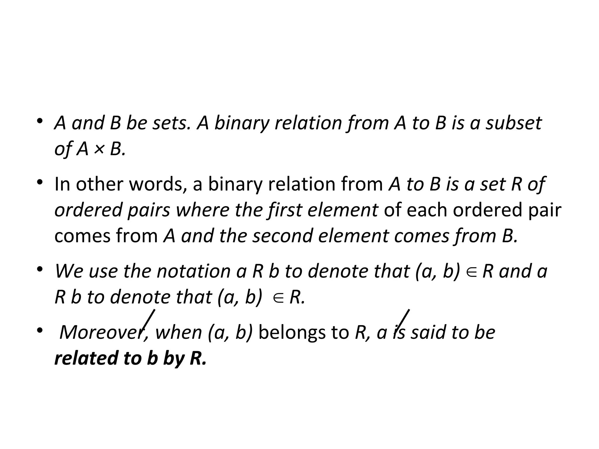 Relations | PPT | Physics | Science