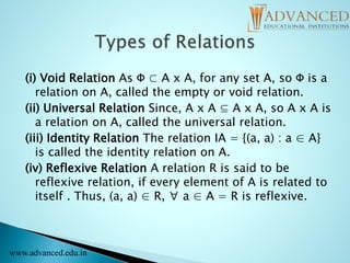 Relations and functions | PPTX