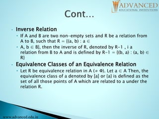 Relations and functions | PPTX