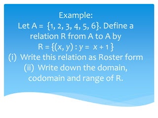 Relations and function class xii copy | PPTX