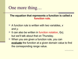 Relations and Functions | PPT