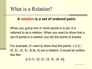 Relations and Functions | PPT