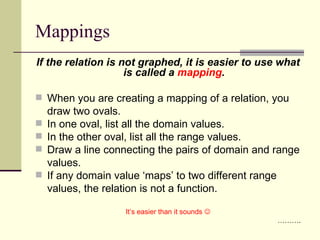 Relations and Functions | PPT