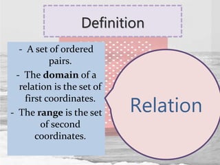 Relations and functions | PDF