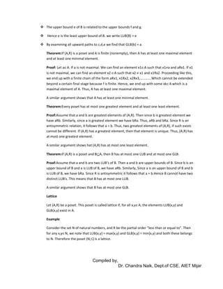 Basic concepts of relations , digraph and POSETpdf | PDF